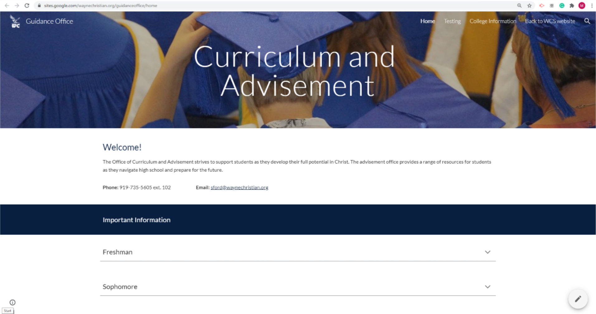 New Advisement Office Website – Talon Times